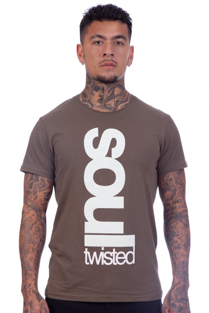 Men's Short Sleeve T-Shirt Blue Inc | Twisted Soul 'Soul T-Shirt'
