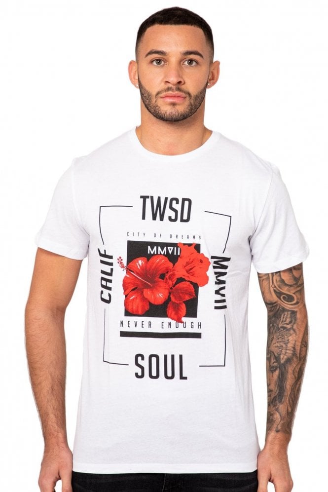 Men's Short Sleeve T-Shirt Blue Inc | Twisted Soul Yushimi Tee
